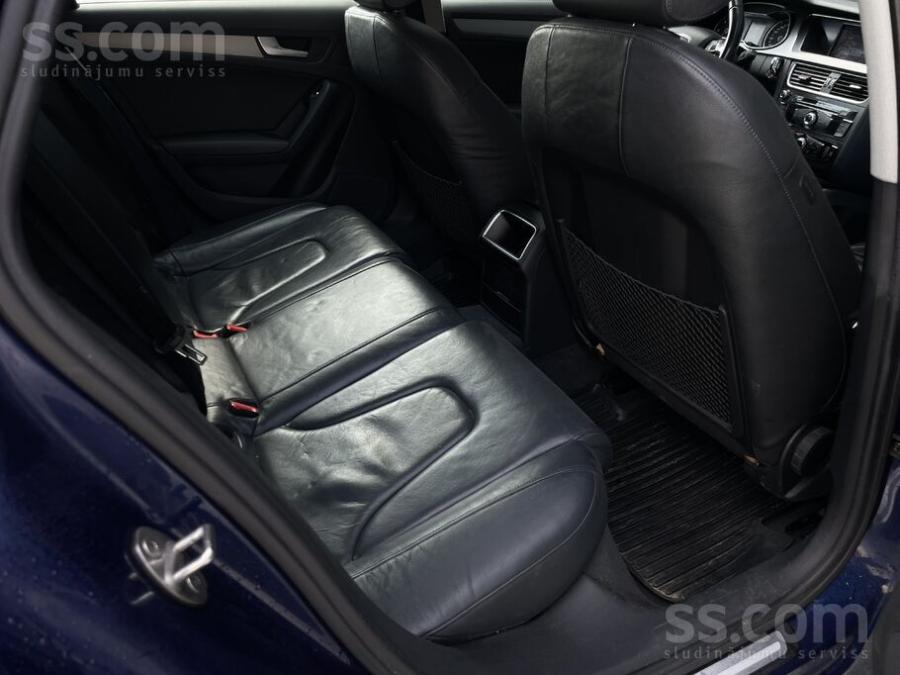 Blue Audi A4 2012 in Riga, with an engine capacity of 2.00 L and mileage of 275 thousand km for 5790 €, photo 11 on AUTOMOTO.COM.LV