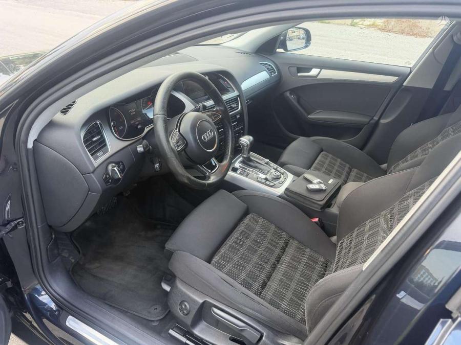 Blue Audi A4 2012 in Panevezys, with an engine capacity of 1.97 L and mileage of 316 thousand km for 5999 €, photo 15 on AUTOMOTO.COM.LV