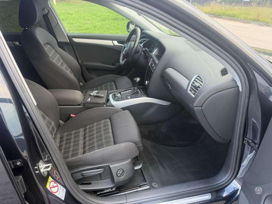 Blue Audi A4 2012 in Panevezys, with an engine capacity of 1.97 L and mileage of 316 thousand km for 5999 €, photo 16 on AUTOMOTO.COM.LV