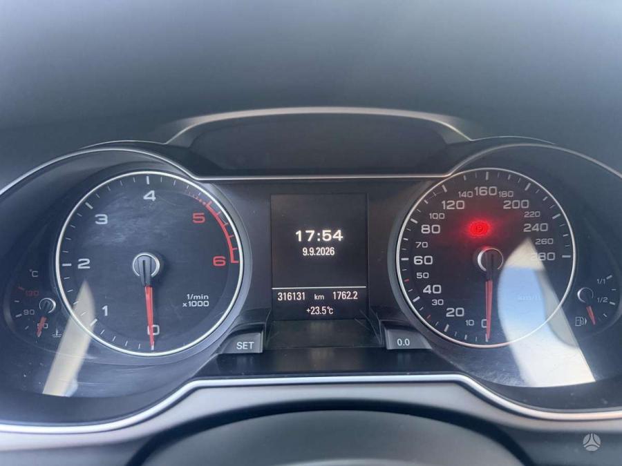 Blue Audi A4 2012 in Panevezys, with an engine capacity of 1.97 L and mileage of 316 thousand km for 5999 €, photo 23 on AUTOMOTO.COM.LV