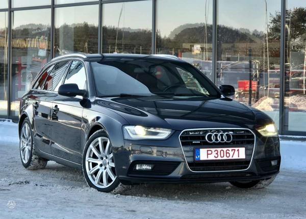 Zils Audi A4 2013 Viļņa, ar dzinēja tilpumu 2.97 L un nobraukumu 264 tūkst. km par 8800 €, foto 1 vietnē AUTOMOTO.COM.LV
