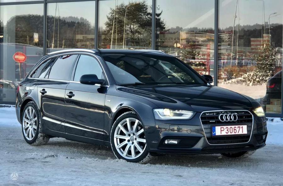 Blue Audi A4 2013 in Vilnius, with an engine capacity of 2.97 L and mileage of 264 thousand km for 8800 €, photo 2 on AUTOMOTO.COM.LV