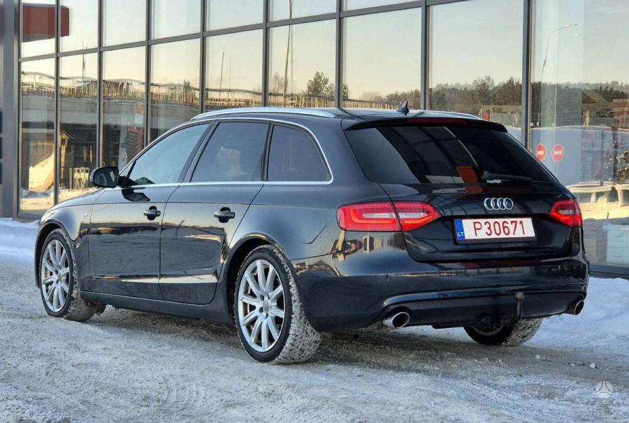 Blue Audi A4 2013 in Vilnius, with an engine capacity of 2.97 L and mileage of 264 thousand km for 8800 €, photo 8 on AUTOMOTO.COM.LV