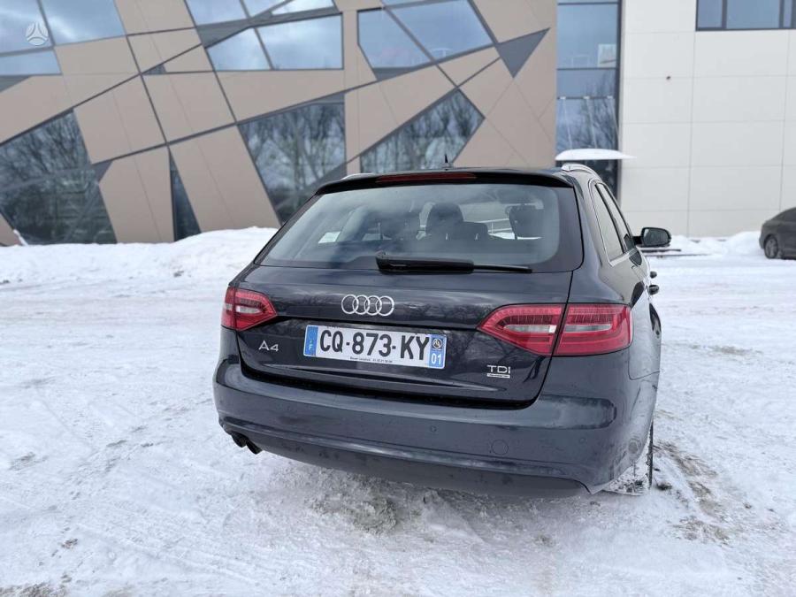 Blue Audi A4 2013 in Siauliai, with an engine capacity of 1.97 L and mileage of 250 thousand km for 6700 €, photo 15 on AUTOMOTO.COM.LV