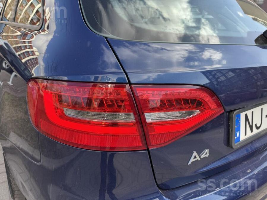 Blue Audi A4 2013 in Riga, with an engine capacity of 3.00 L and mileage of 340 thousand km for 5990 €, photo 11 on AUTOMOTO.COM.LV