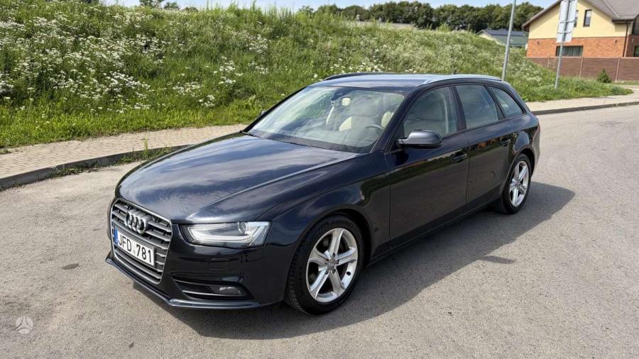 Blue Audi A4 2013 in Kaunas, with an engine capacity of 1.97 L and mileage of 300 thousand km for 7800 €, photo 1 on AUTOMOTO.COM.LV