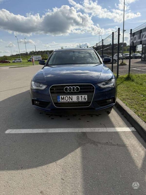 Blue Audi A4 2013 in Vilnius, with an engine capacity of 1.97 L and mileage of 360 thousand km for 5000 €, photo 1 on AUTOMOTO.COM.LV