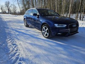 Blue Audi A4 2014 in Raseiniai, with an engine capacity of 1.97 L and mileage of 290 thousand km for 7700 €, photo  on AUTOMOTO.COM.LV
