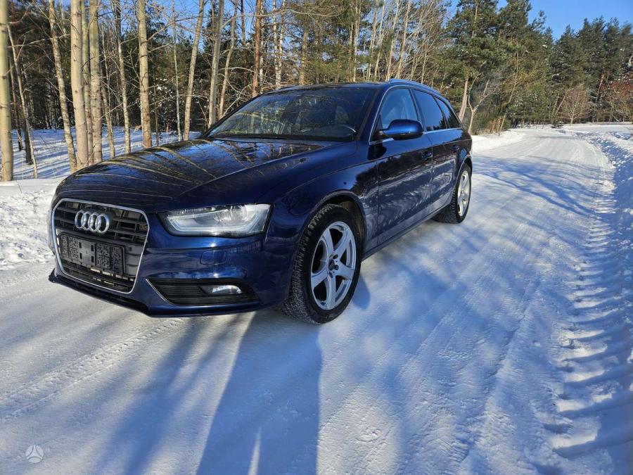 Zils Audi A4 2014 Raseiniai, ar dzinēja tilpumu 1.97 L un nobraukumu 290 tūkst. km par 7700 €, foto 4 vietnē AUTOMOTO.COM.LV
