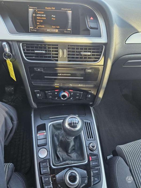 Blue Audi A4 2014 in Raseiniai, with an engine capacity of 1.97 L and mileage of 290 thousand km for 7700 €, photo 11 on AUTOMOTO.COM.LV