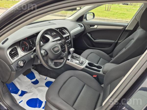 Blue Audi A4 2014 in Riga, with an engine capacity of 2.00 L and mileage of 281 thousand km for 8450 €, photo 6 on AUTOMOTO.COM.LV