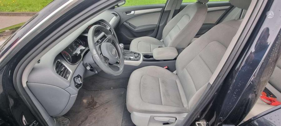 Blue Audi A4 2014 in Vilnius, with an engine capacity of 1.97 L and mileage of 262 thousand km for 7400 €, photo 12 on AUTOMOTO.COM.LV