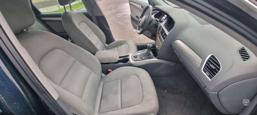 Blue Audi A4 2014 in Vilnius, with an engine capacity of 1.97 L and mileage of 262 thousand km for 7400 €, photo 22 on AUTOMOTO.COM.LV