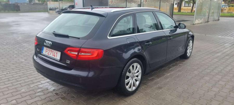 Blue Audi A4 2014 in Vilnius, with an engine capacity of 1.97 L and mileage of 262 thousand km for 7600 €, photo 5 on AUTOMOTO.COM.LV