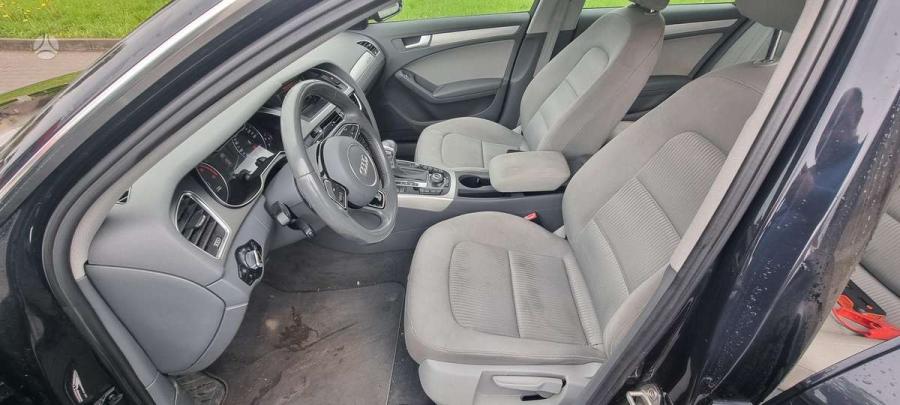 Blue Audi A4 2014 in Vilnius, with an engine capacity of 1.97 L and mileage of 262 thousand km for 7600 €, photo 12 on AUTOMOTO.COM.LV