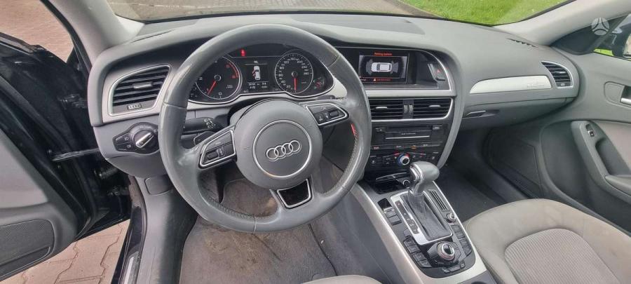 Blue Audi A4 2014 in Vilnius, with an engine capacity of 1.97 L and mileage of 262 thousand km for 7600 €, photo 13 on AUTOMOTO.COM.LV