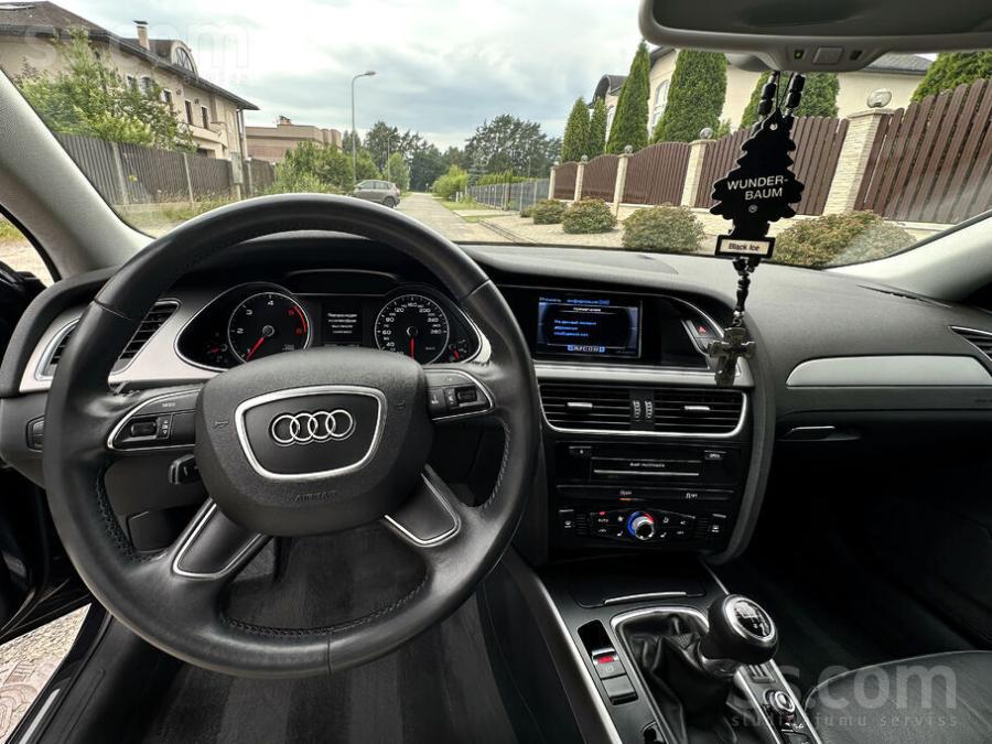 Zils Audi A4 2014 Rīga, ar dzinēja tilpumu 2.00 L un nobraukumu 191 tūkst. km par 8200 €, foto 18 vietnē AUTOMOTO.COM.LV