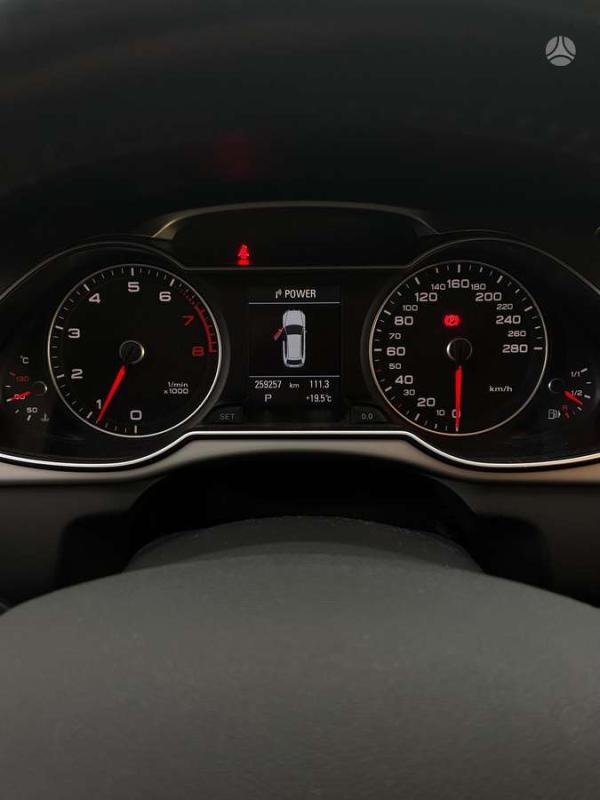 Blue Audi A4 2014 in Vilnius, with an engine capacity of 1.80 L and mileage of 260 thousand km for 8200 €, photo 8 on AUTOMOTO.COM.LV