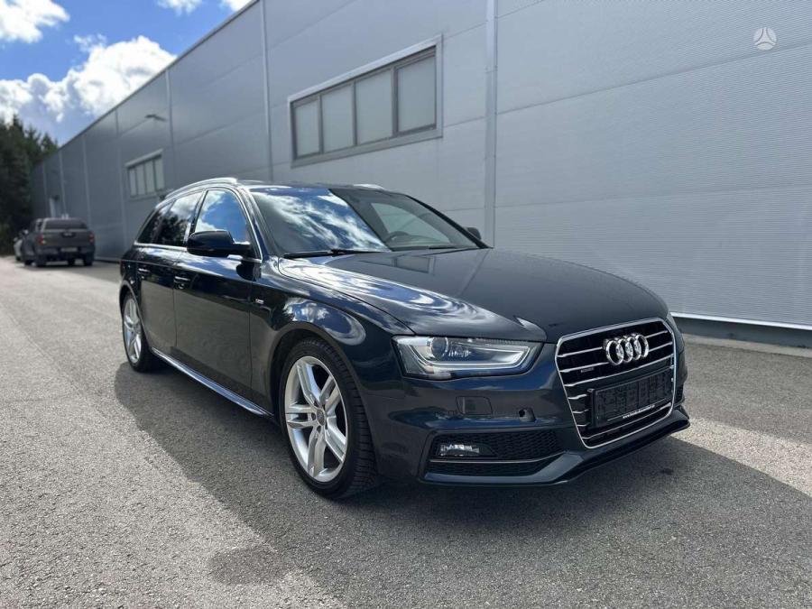 Blue Audi A4 2014 in Utena, with an engine capacity of 2.97 L and mileage of 280 thousand km for 8900 €, photo 12 on AUTOMOTO.COM.LV
