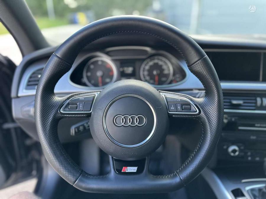 Blue Audi A4 2014 in Utena, with an engine capacity of 2.97 L and mileage of 280 thousand km for 8900 €, photo 26 on AUTOMOTO.COM.LV
