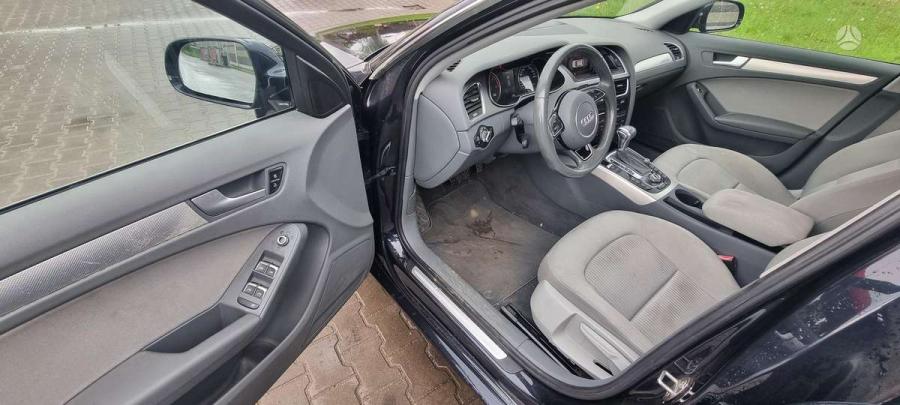 Blue Audi A4 2014 in Vilnius, with an engine capacity of 1.97 L and mileage of 265 thousand km for 7500 €, photo 10 on AUTOMOTO.COM.LV