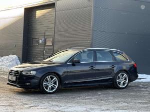 Zils Audi A4 2015 Kauņa, ar dzinēja tilpumu 1.97 L un nobraukumu 280 tūkst. km par 10490 €, foto  vietnē AUTOMOTO.COM.LV