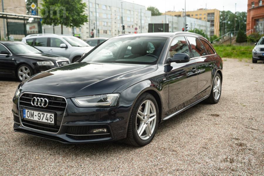 Blue Audi A4 2015 in Liepaja, with an engine capacity of 1.80 L and mileage of 201 thousand km for 9100 €, photo 1 on AUTOMOTO.COM.LV
