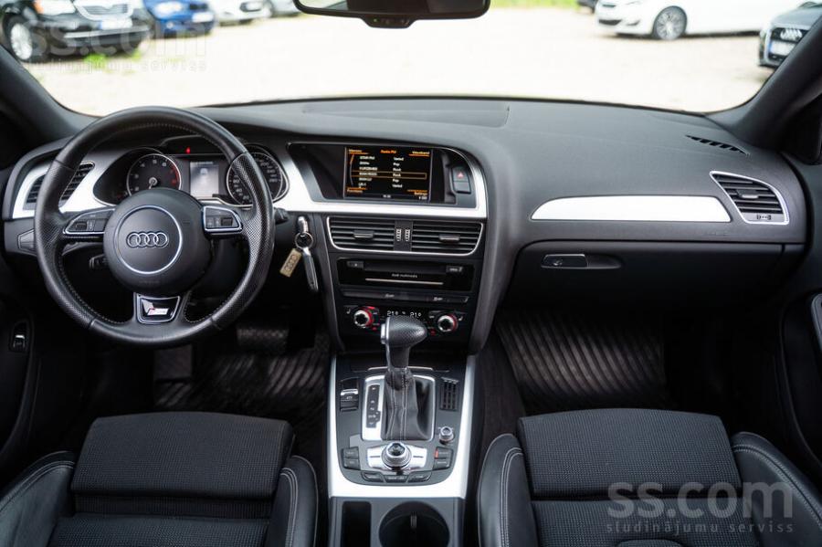Blue Audi A4 2015 in Liepaja, with an engine capacity of 1.80 L and mileage of 201 thousand km for 9100 €, photo 14 on AUTOMOTO.COM.LV