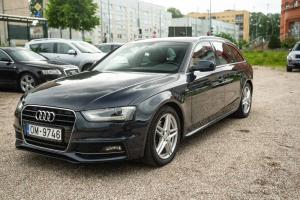 Zils Audi A4 2015 Liepāja, ar dzinēja tilpumu 1.80 L un nobraukumu 201 tūkst. km par 9100 €, foto  vietnē AUTOMOTO.COM.LV