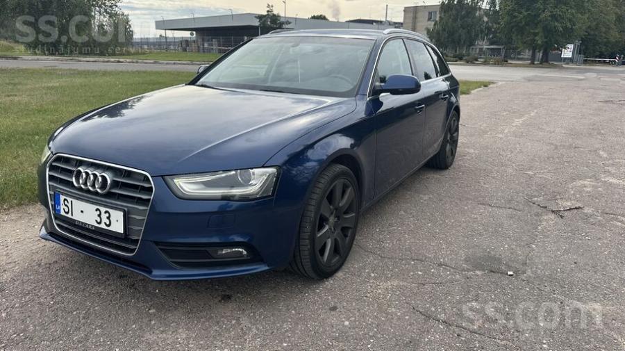 Blue Audi A4 2015 in Riga, with an engine capacity of 2.00 L and mileage of 303 thousand km for 8100 €, photo 4 on AUTOMOTO.COM.LV