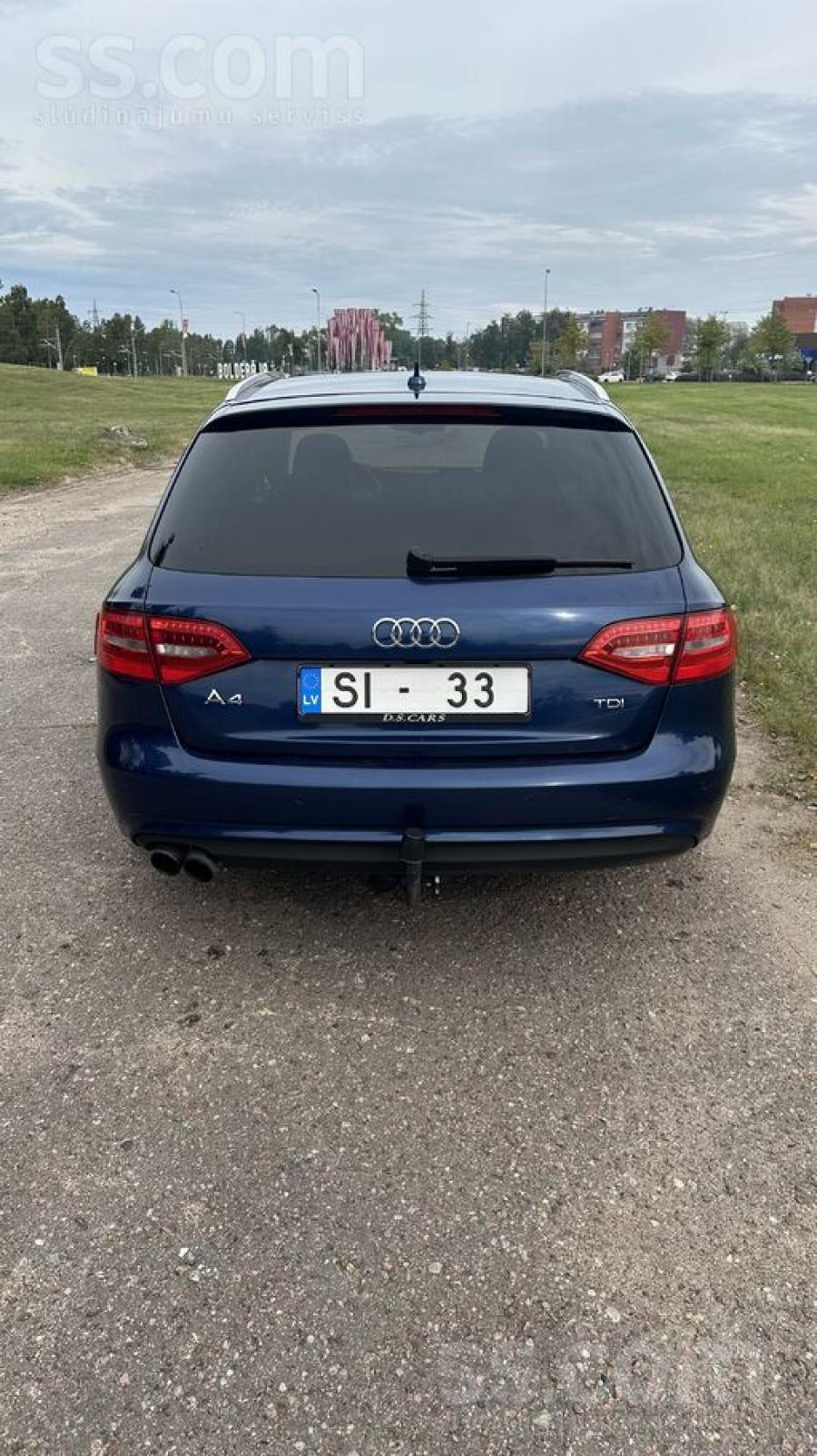 Blue Audi A4 2015 in Riga, with an engine capacity of 2.00 L and mileage of 303 thousand km for 8100 €, photo 7 on AUTOMOTO.COM.LV