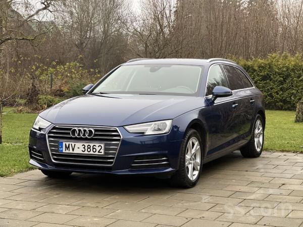 Zils Audi A4 2016 Rīga, ar dzinēja tilpumu 2.00 L un nobraukumu 314 tūkst. km par 10900 €, foto 1 vietnē AUTOMOTO.COM.LV