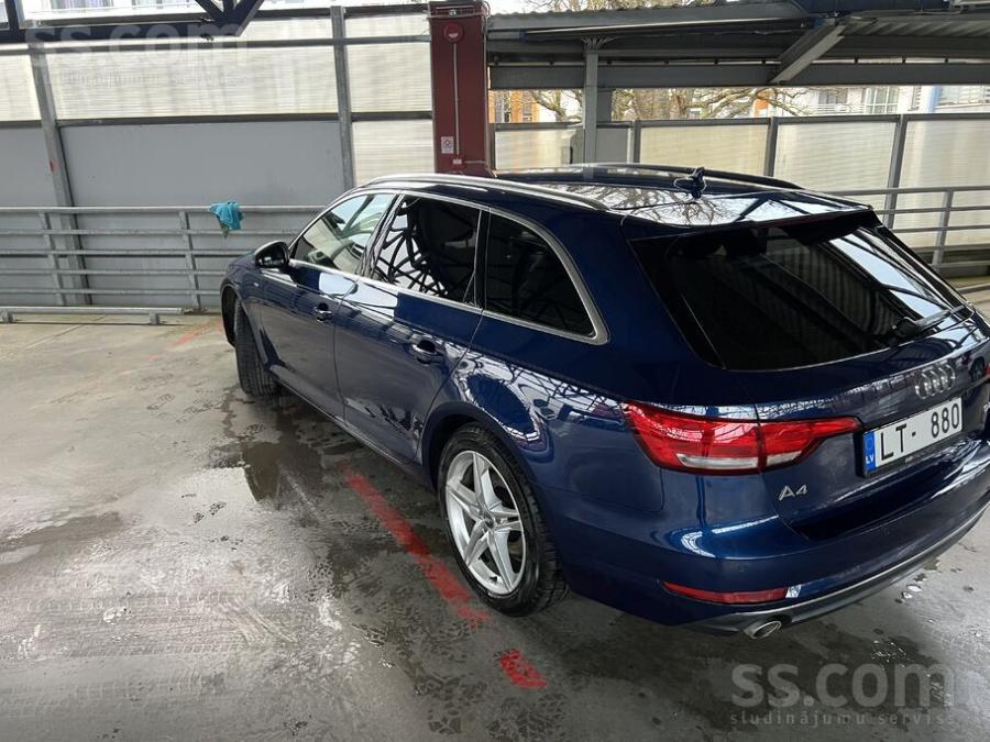 Blue Audi A4 2016 in Riga, with an engine capacity of 2.00 L and mileage of 297 thousand km for 12950 €, photo 2 on AUTOMOTO.COM.LV