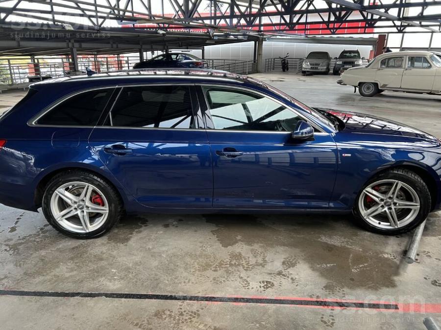 Blue Audi A4 2016 in Riga, with an engine capacity of 2.00 L and mileage of 297 thousand km for 12950 €, photo 4 on AUTOMOTO.COM.LV