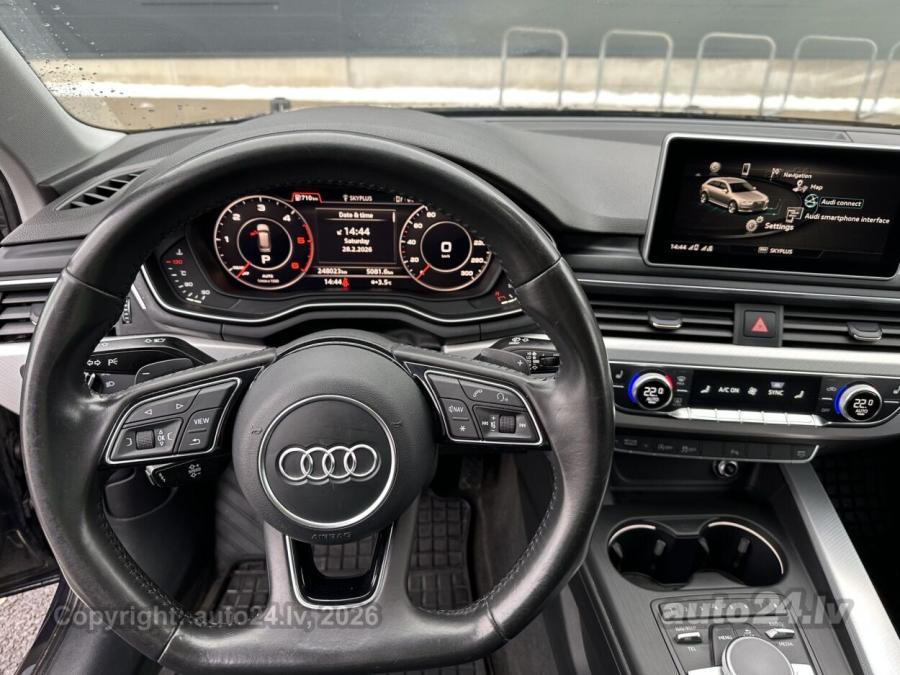 Blue Audi A4 2016 in Tallinn, with an engine capacity of 2.00 L and mileage of 249 thousand km for 14500 €, photo 19 on AUTOMOTO.COM.LV