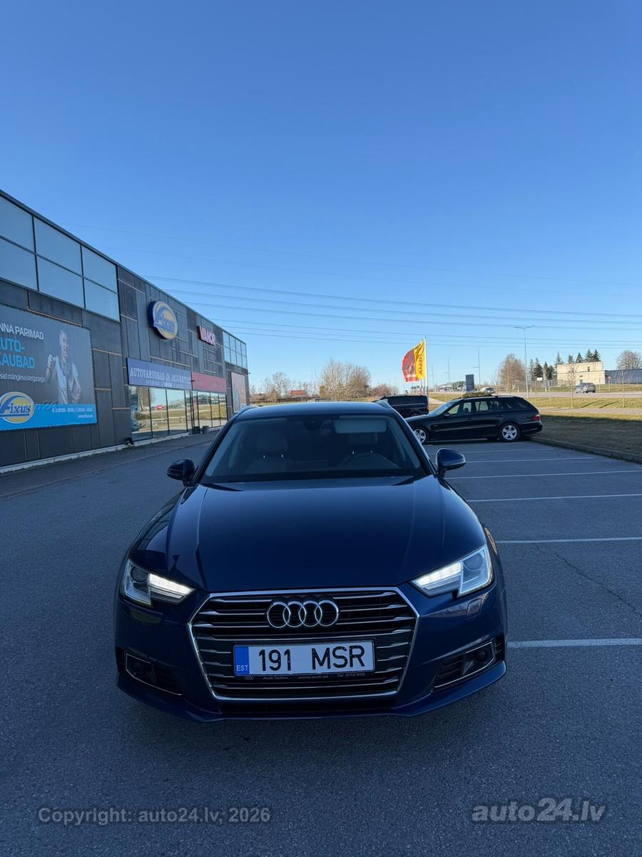 Blue Audi A4 2016 in Viljandi, with an engine capacity of 2.00 L and mileage of 279 thousand km for 12000 €, photo 1 on AUTOMOTO.COM.LV