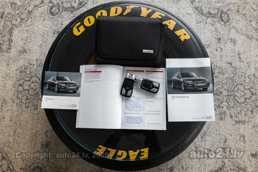 Blue Audi A4 2016 in Tallinn, with an engine capacity of 2.00 L and mileage of 150 thousand km for 14990 €, photo 31 on AUTOMOTO.COM.LV