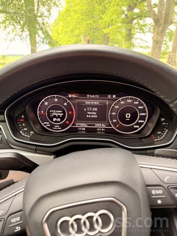 Zils Audi A4 2016 Valmiera, ar dzinēja tilpumu 2.00 L un nobraukumu 275 tūkst. km par 16000 €, foto 8 vietnē AUTOMOTO.COM.LV