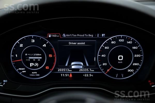 Zils Audi A4 2016 Rīga, ar dzinēja tilpumu 3.00 L un nobraukumu 204 tūkst. km par 13500 €, foto 6 vietnē AUTOMOTO.COM.LV