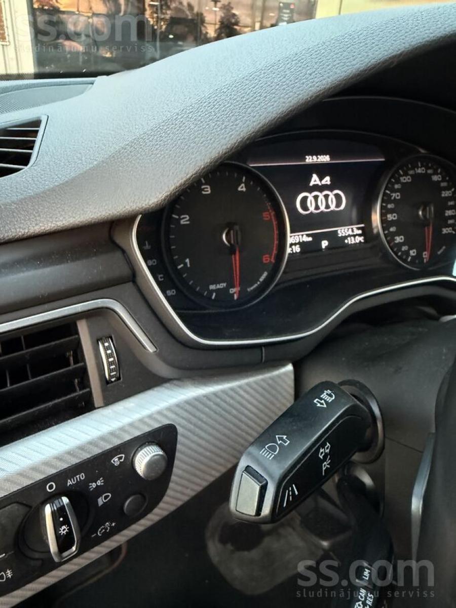 Zils Audi A4 2016 Rīga, ar dzinēja tilpumu 3.00 L un nobraukumu 287 tūkst. km par 14790 €, foto 21 vietnē AUTOMOTO.COM.LV