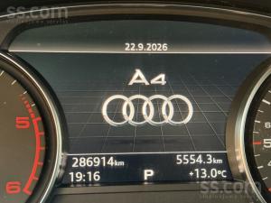 Zils Audi A4 2016 Rīga, ar dzinēja tilpumu 3.00 L un nobraukumu 287 tūkst. km par 14790 €, foto 22 vietnē AUTOMOTO.COM.LV