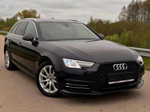 Zils Audi A4 2016 Raseiniai, ar dzinēja tilpumu 1.97 L un nobraukumu 272 tūkst. km par 12700 €, foto  vietnē AUTOMOTO.COM.LV