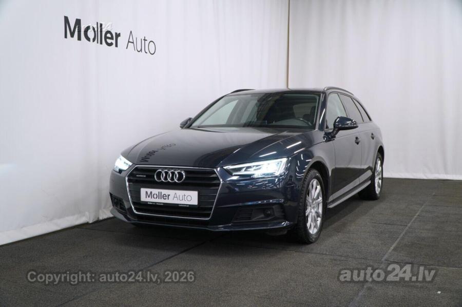 Blue Audi A4 2017 in Tallinn, with an engine capacity of 2.00 L and mileage of 189 thousand km for 16900 €, photo 2 on AUTOMOTO.COM.LV