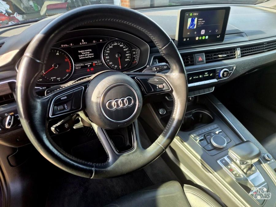 Blue Audi A4 2017 in Klaipeda, with an engine capacity of 2.00 L and mileage of 336 thousand km for 14500 €, photo 7 on AUTOMOTO.COM.LV