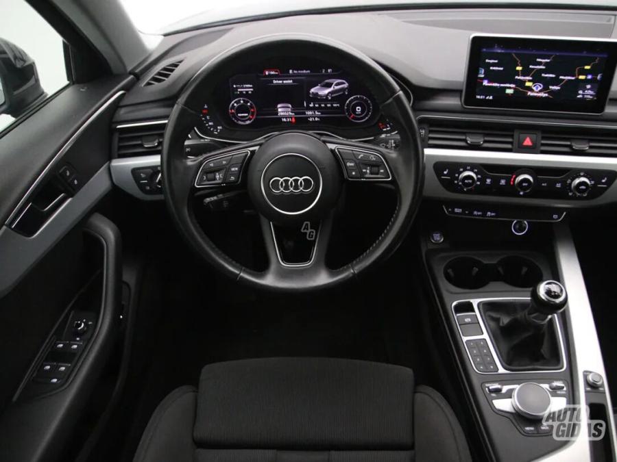Zils Audi A4 2017 Viļņa, ar dzinēja tilpumu 2.00 L un nobraukumu 286 tūkst. km par 11399 €, foto 18 vietnē AUTOMOTO.COM.LV