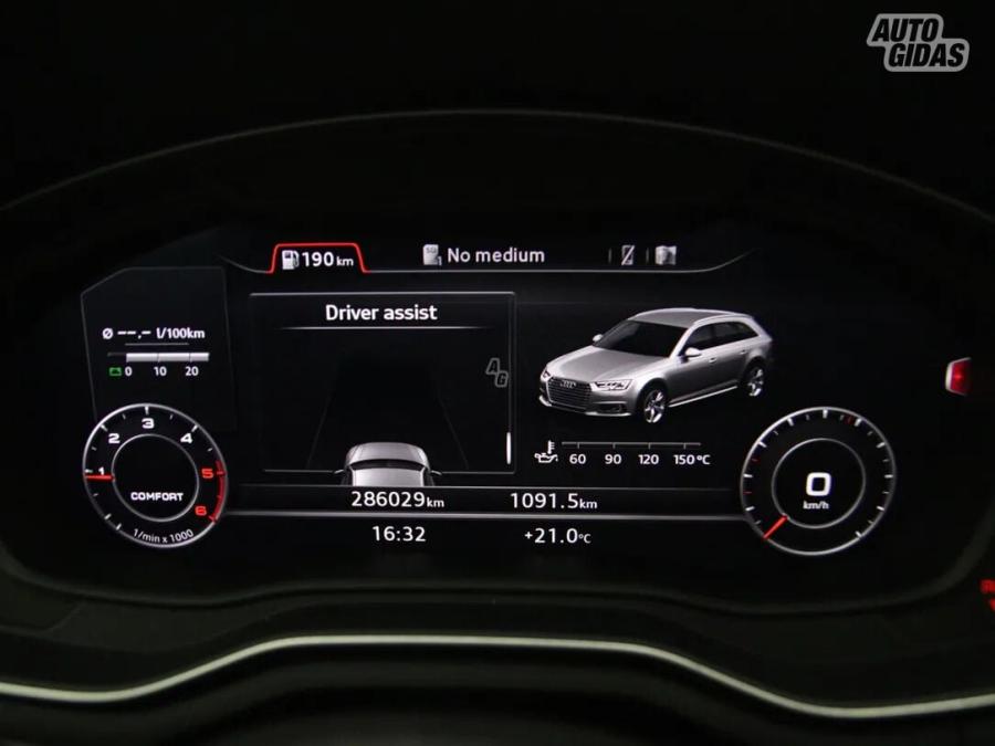 Zils Audi A4 2017 Viļņa, ar dzinēja tilpumu 2.00 L un nobraukumu 286 tūkst. km par 11399 €, foto 20 vietnē AUTOMOTO.COM.LV