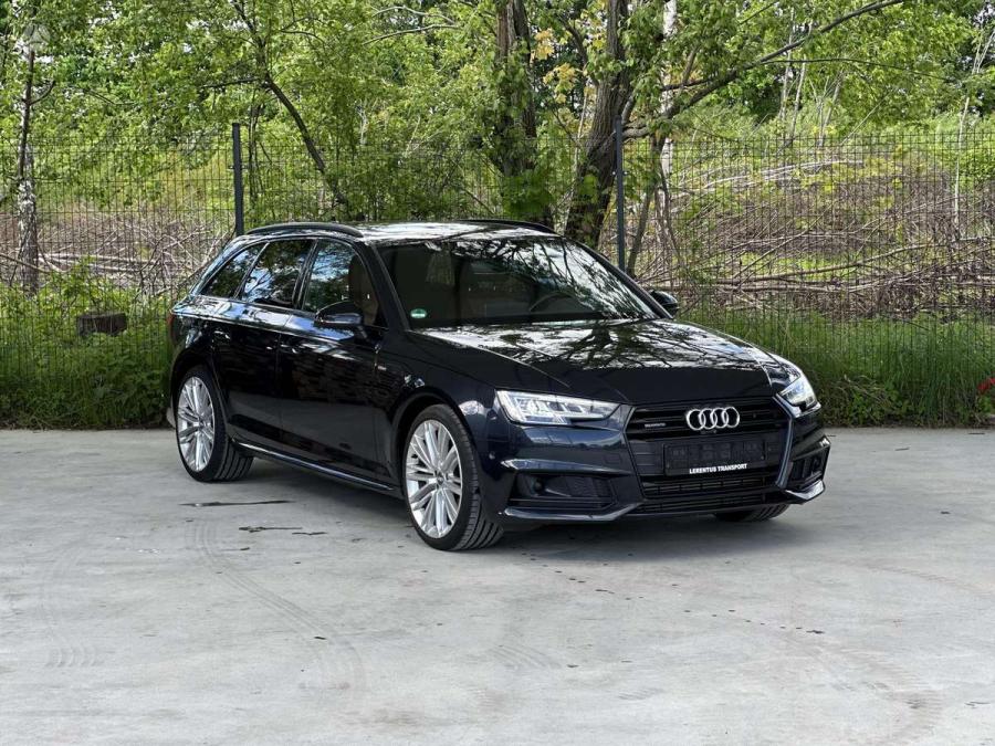 Blue Audi A4 2017 in Vilnius, with an engine capacity of 2.97 L and mileage of 224 thousand km for 15590 €, photo 4 on AUTOMOTO.COM.LV