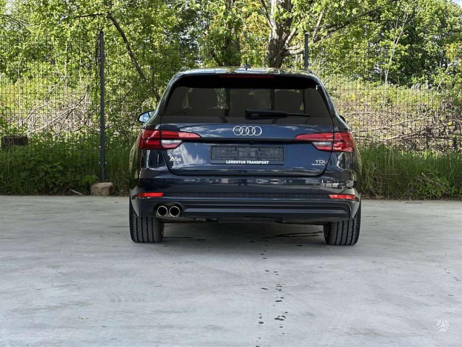 Blue Audi A4 2017 in Vilnius, with an engine capacity of 2.97 L and mileage of 224 thousand km for 15590 €, photo 7 on AUTOMOTO.COM.LV