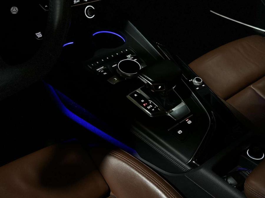 Blue Audi A4 2017 in Vilnius, with an engine capacity of 2.97 L and mileage of 224 thousand km for 15590 €, photo 40 on AUTOMOTO.COM.LV