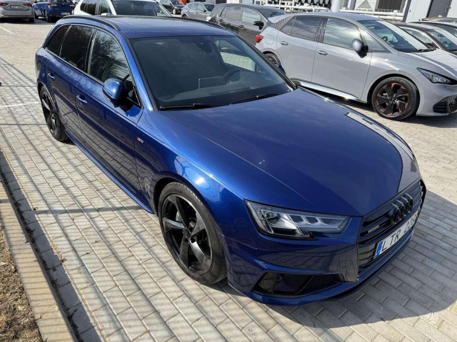 Zils Audi A4 2017 Viļņa, ar dzinēja tilpumu 2.00 L un nobraukumu 126 tūkst. km par 17500 €, foto 1 vietnē AUTOMOTO.COM.LV